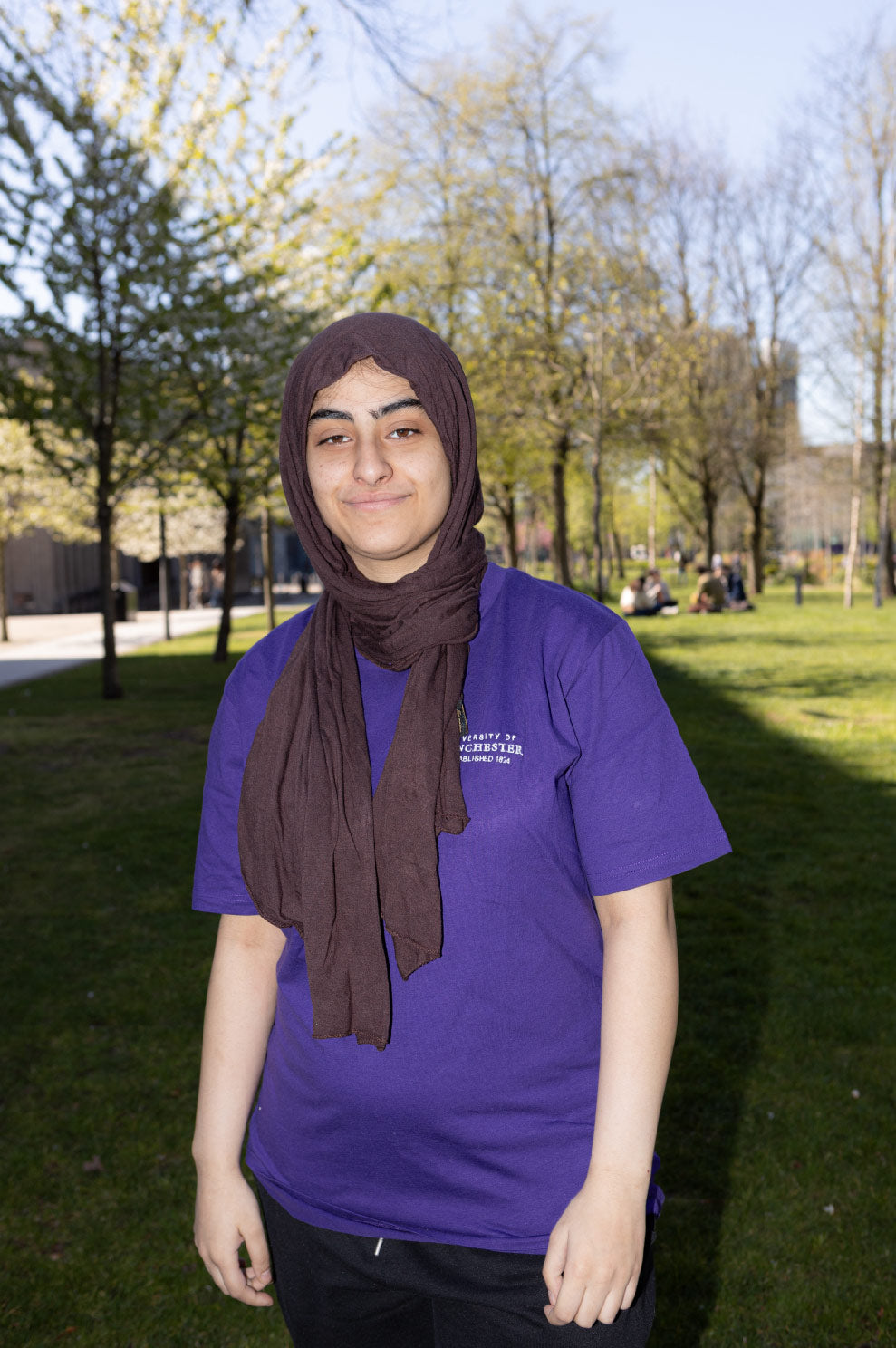 Embroidered Purple T-Shirts – University of Manchester Students' Union Shop